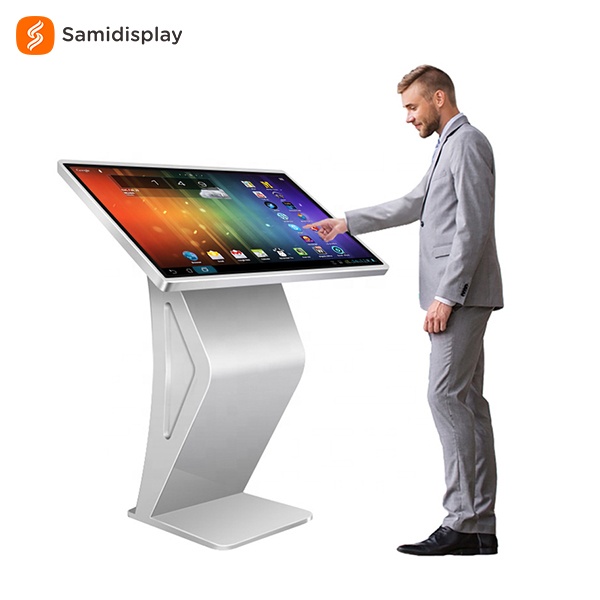Floor Stand 55 inch Digital Horizontal Touch Screen Kiosk