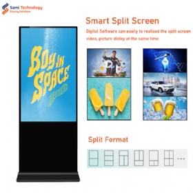 55 Inch 4K Advertising Monitor Price Freestanding Lcd Display