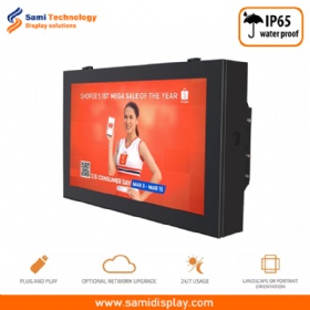 Wall Mount Lcd Display Outdoor Digital Signage For Schools